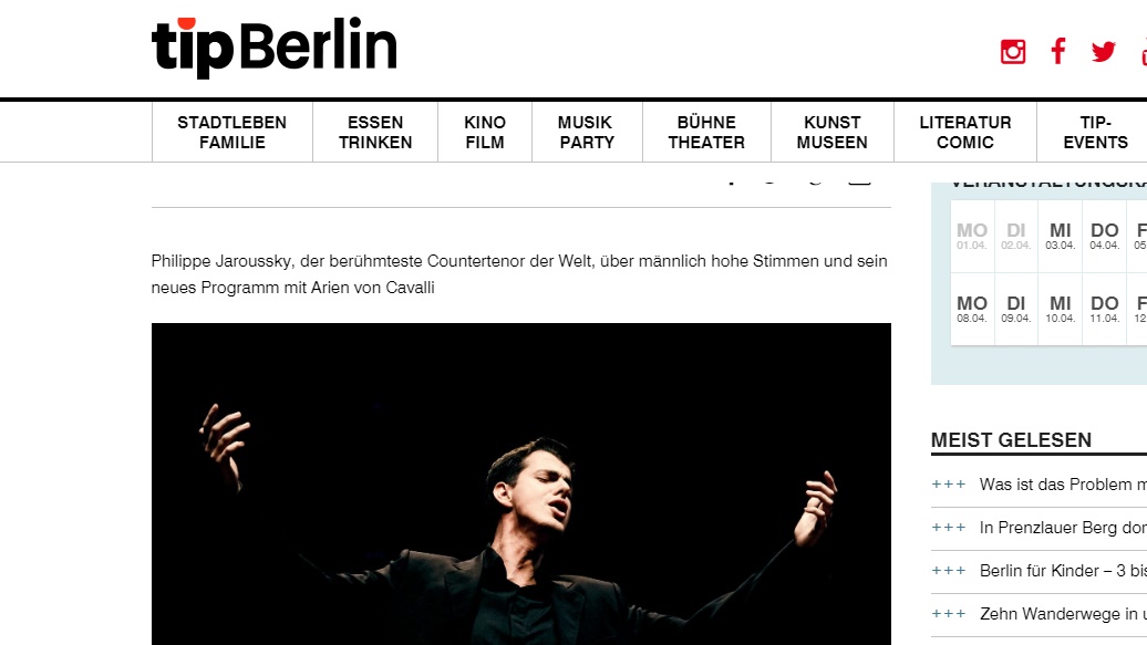 tip Berlin – Philippe Jaroussky – An Interview with the Most Famous ...